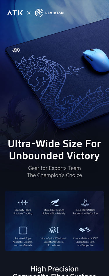 ATK LEVIATAN Esports Pad | Pro Gaming Mouse Pad – ATK Gaming Gear