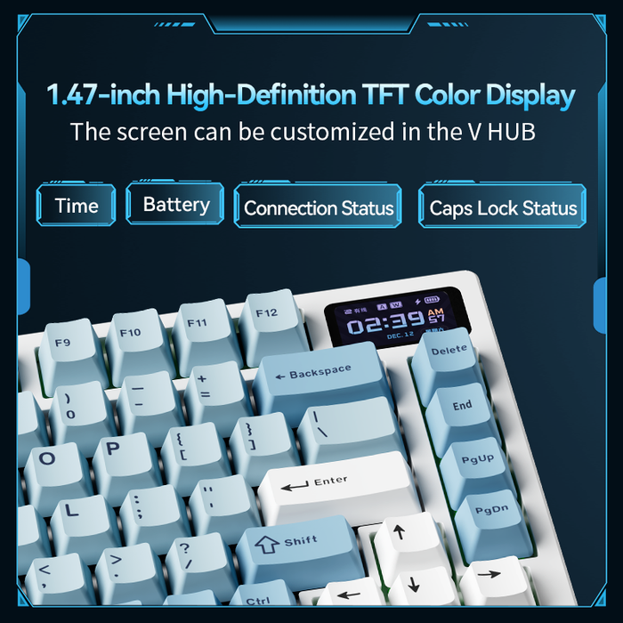 ATK VXE V75 PRO Wireless Semi-Aluminum Mechanical Gaming Keyboard