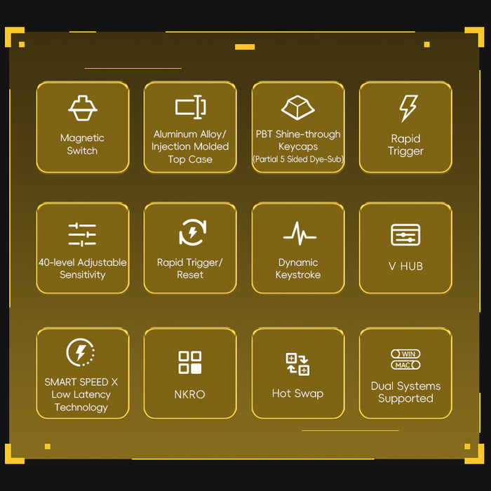 ATK 68 Magnetic Switch Gaming Keyboard