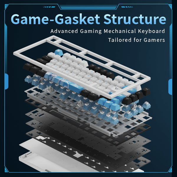 ATK VXE V75X/K Wireless Semi-Aluminum Mechanical Gaming Keyboard