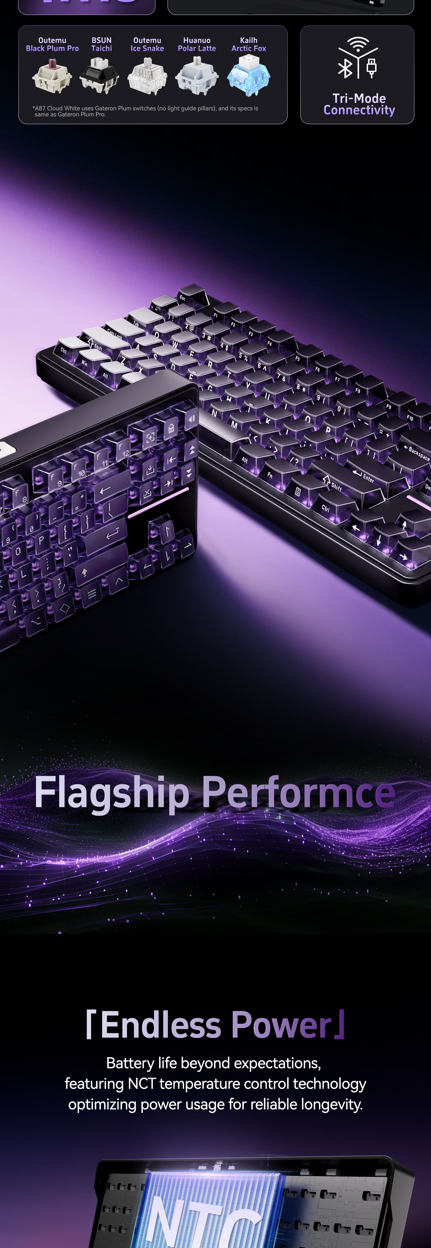 ATK A87 | Wireless Mechanical Gaming TKL Keyboard – ATK Gaming Gear