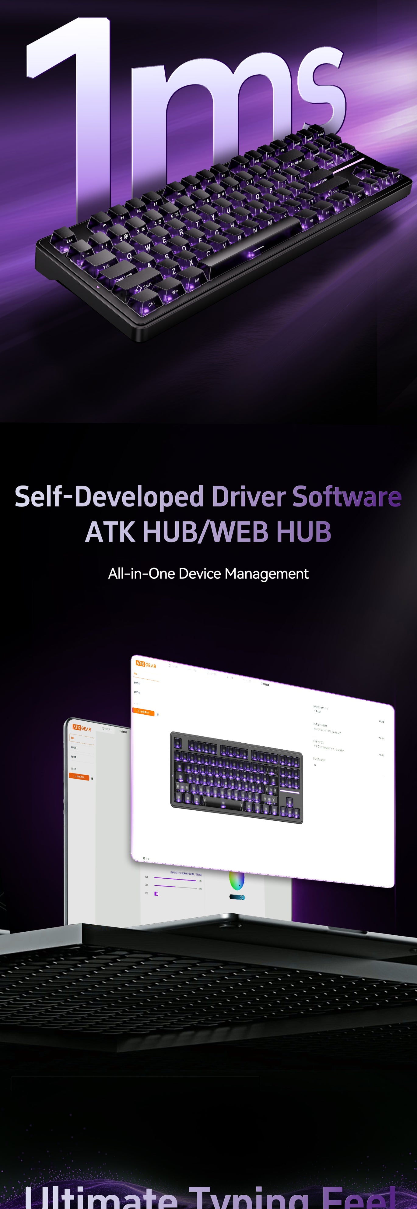 ATK A87 | Wireless Mechanical Gaming TKL Keyboard – ATK Gaming Gear