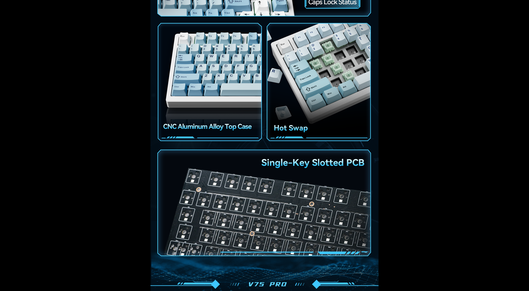 ATK V75 PRO | Wireless Mechanical Gaming Keyboard – ATK Gaming Gear
