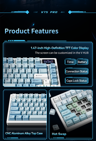 ATK V75 PRO | Wireless Mechanical Gaming Keyboard – ATK Gaming Gear