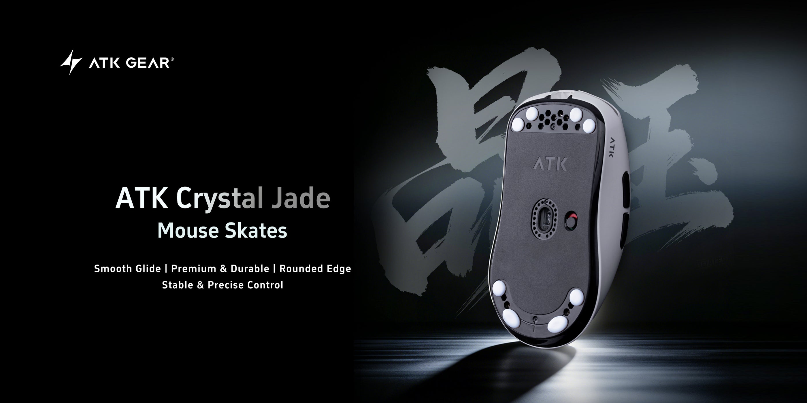 Crystal Jade Mouse Skates | Ultra-Smooth PTFE Skates – ATK Gaming Gear