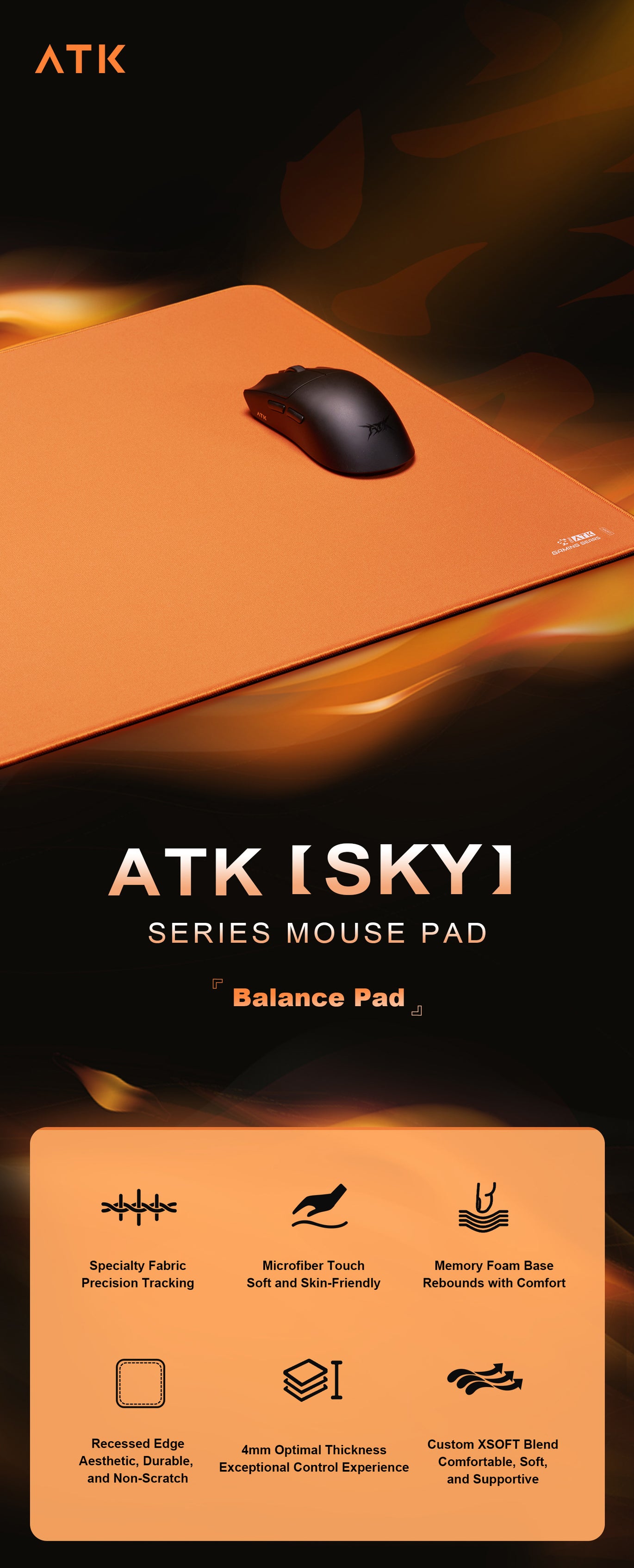 ATK Sky XSoft | eSport Gaming Mousepad – ATK Gaming Gear