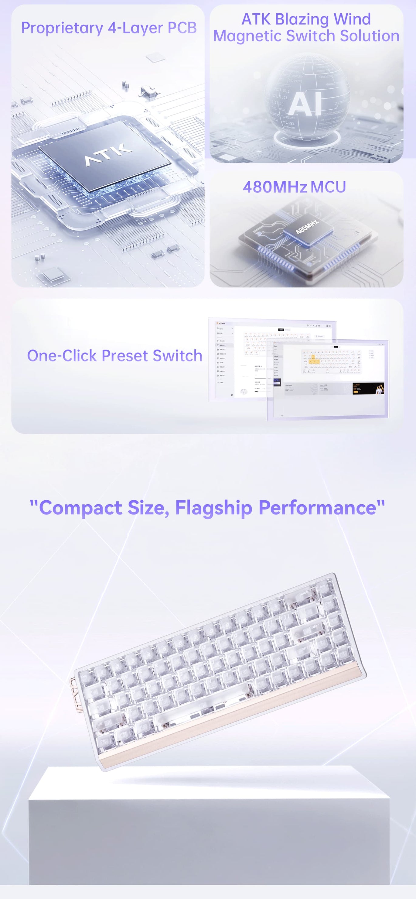 ATK 68 RX eSports Hall Effect Keyboard – ATK Gaming Gear