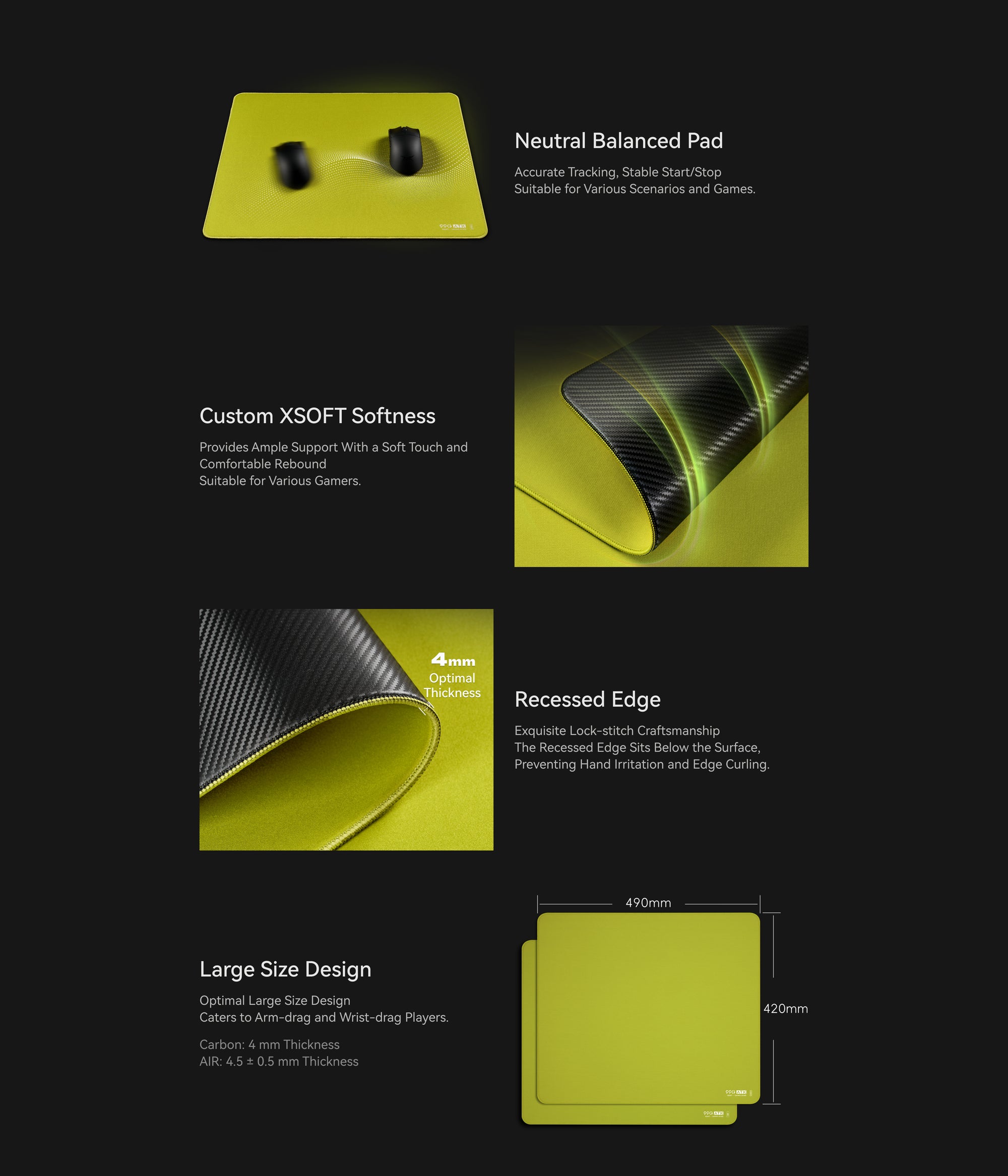 ATK 99G XSoft | eSport Gaming Mousepad – ATK Gaming Gear