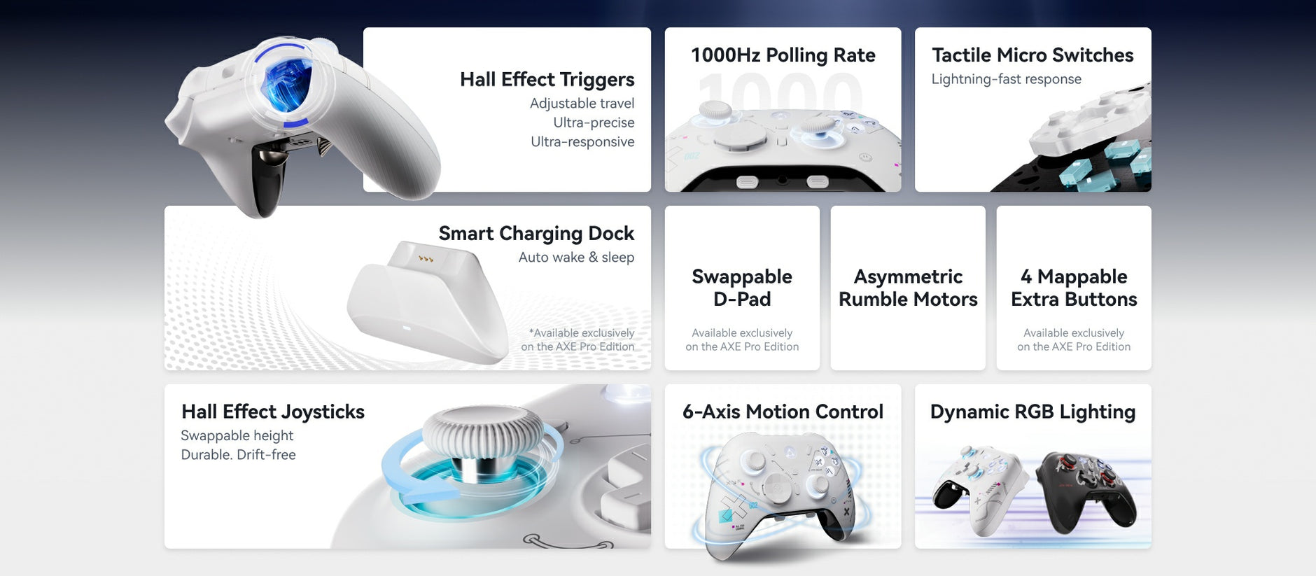 ATK AXE Series | Tri-Mode Wireless Gaming Controller – ATK Gaming Gear