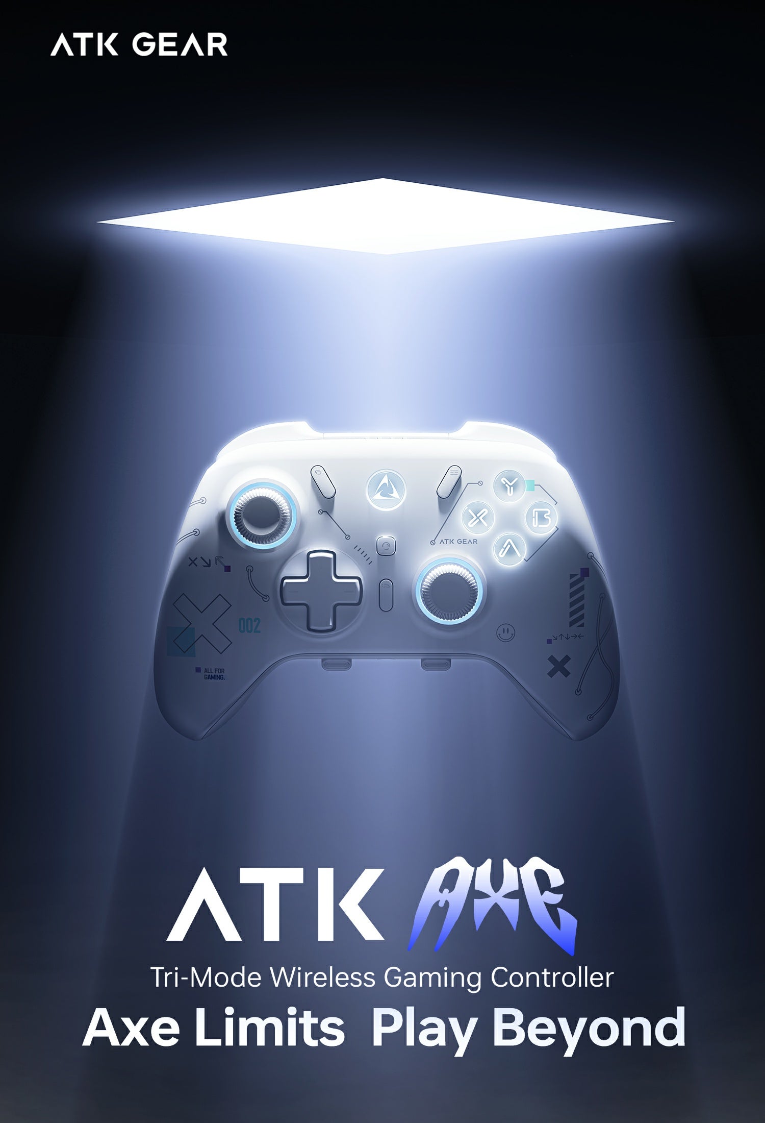 ATK AXE Series | Tri-Mode Wireless Gaming Controller – ATK Gaming Gear