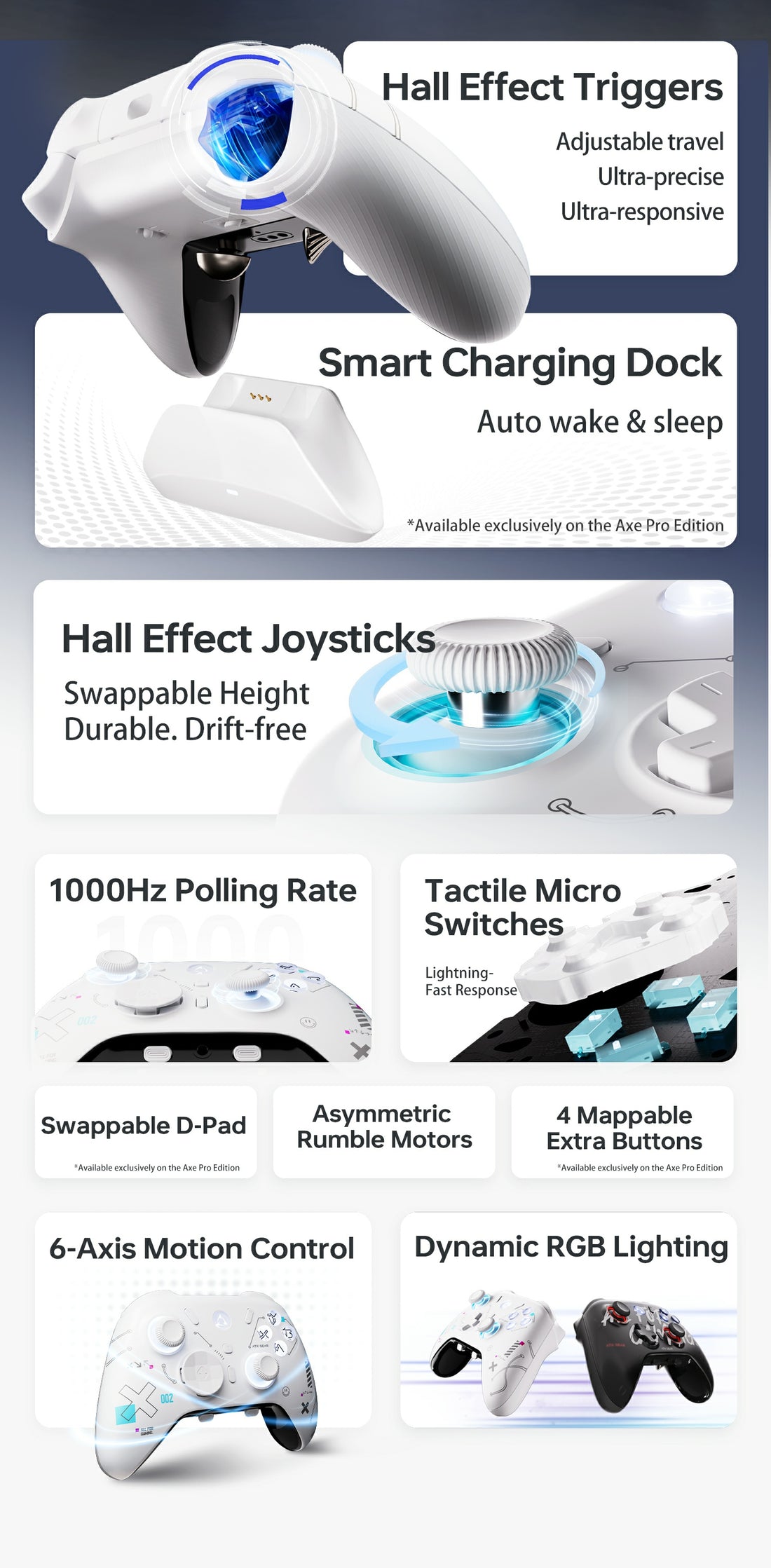 ATK AXE Series | Tri-Mode Wireless Gaming Controller – ATK Gaming Gear