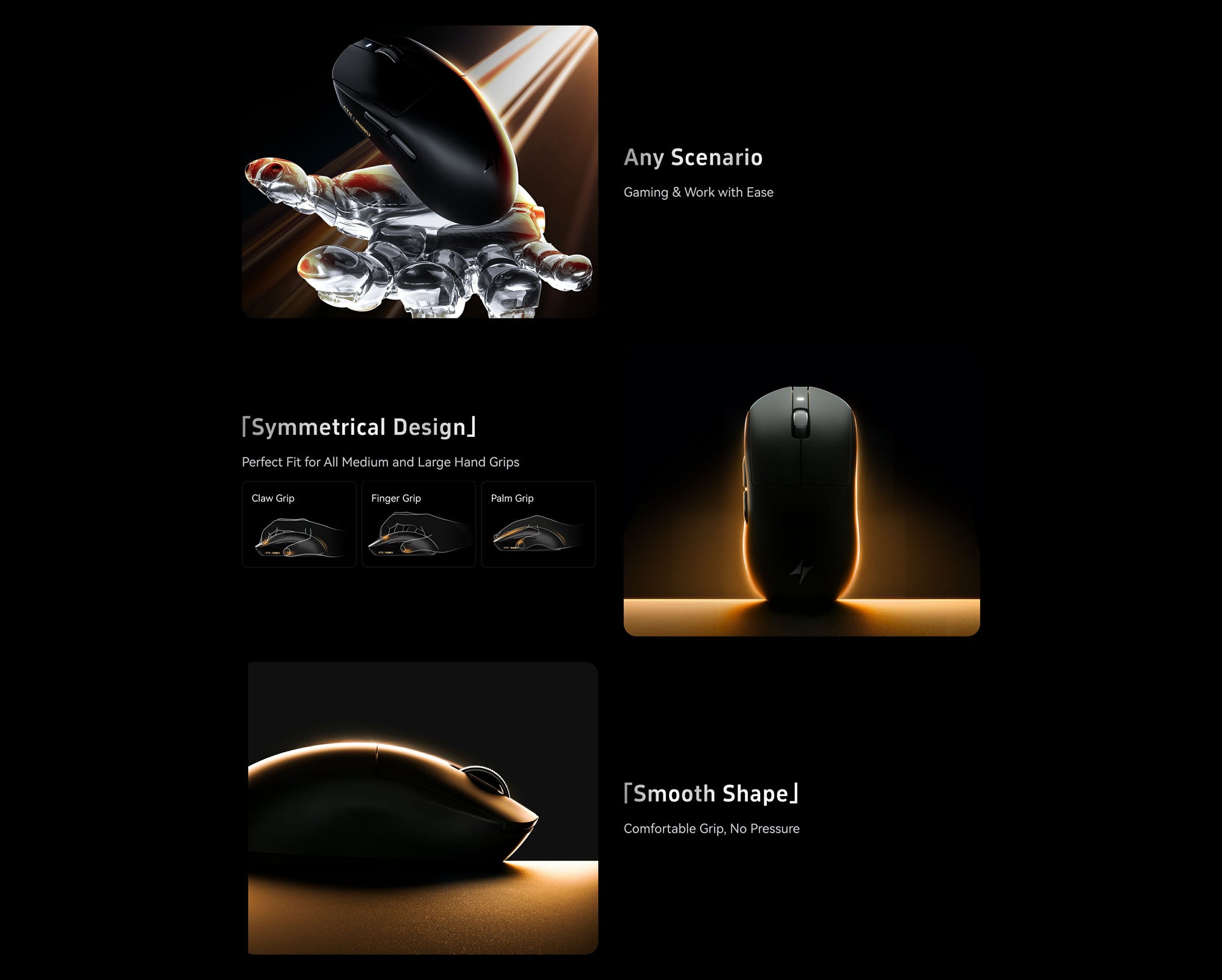 ATK Dragonfly A9 Wireless Gaming Mouse - Backseat Gaming