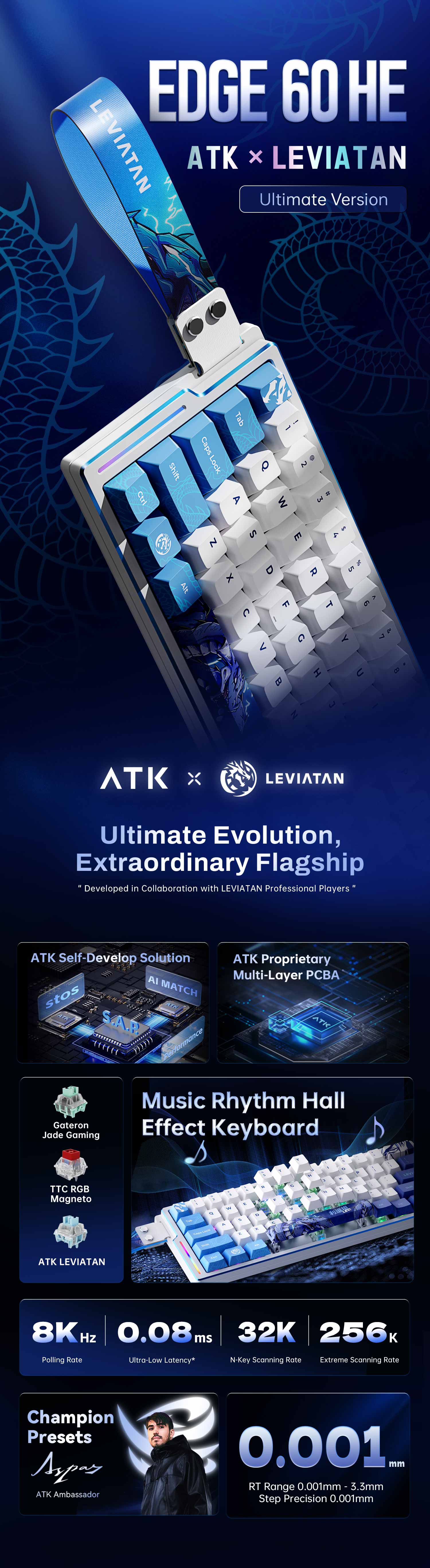ATK EDGE 60HE ULTIMATE | Magnetic Esports Keyboard - LEVIATAN – ATK ...
