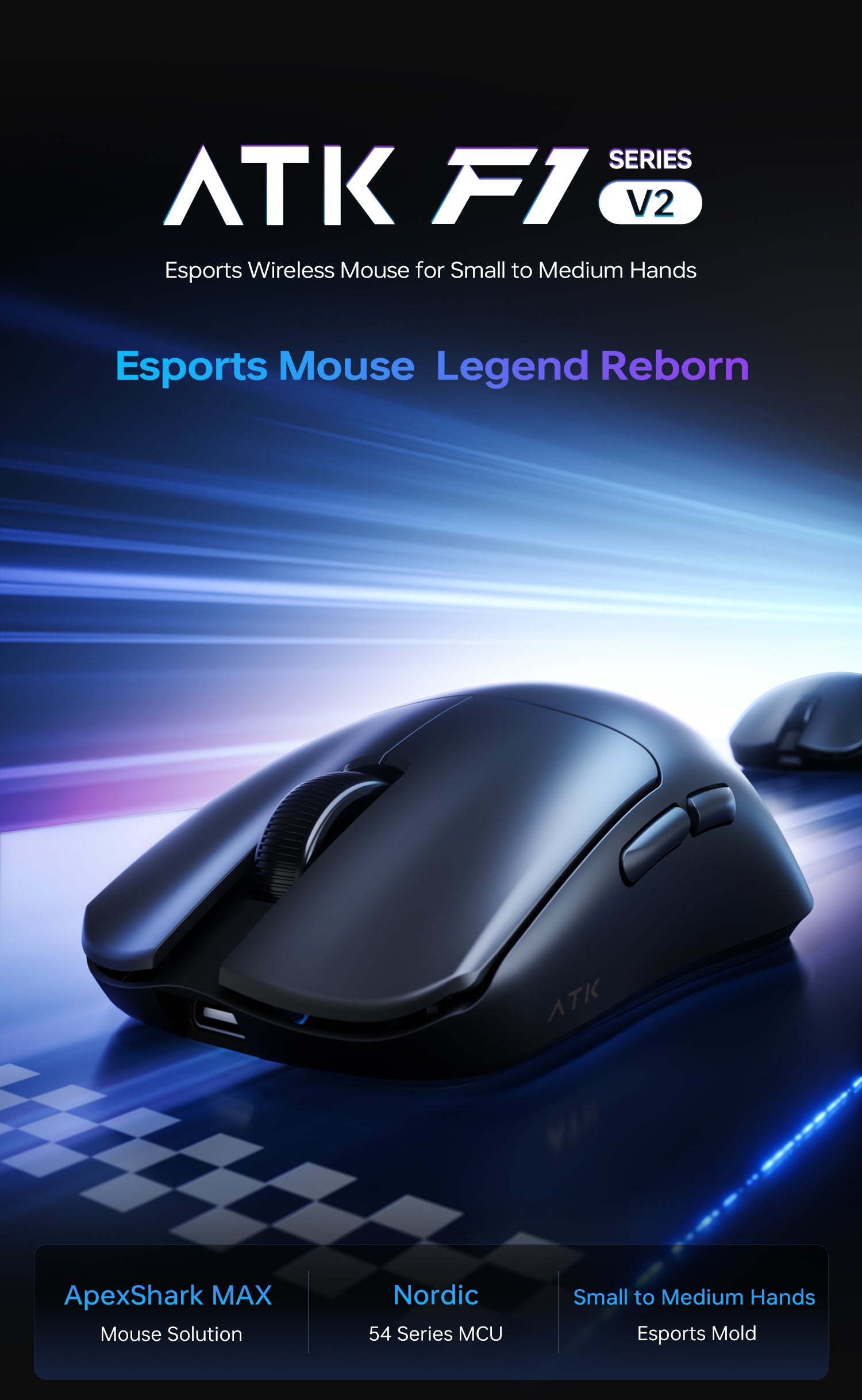 Blazing Sky F1 V2 Esports Wireless Mouse | ATK – ATK Gaming Gear