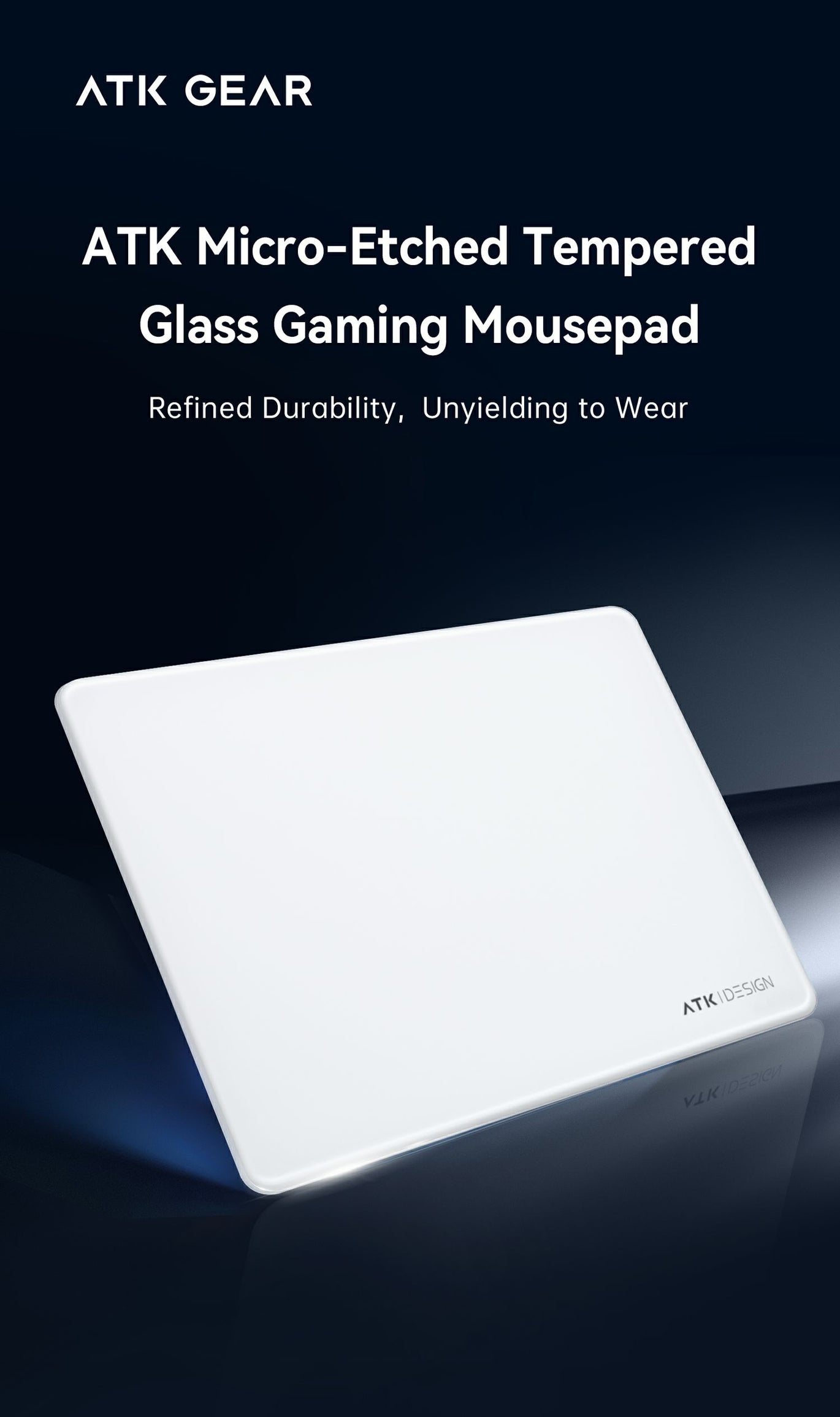 ATK Micro-Etched | Tempered Glass Gaming Mousepad – ATK Gaming Gear