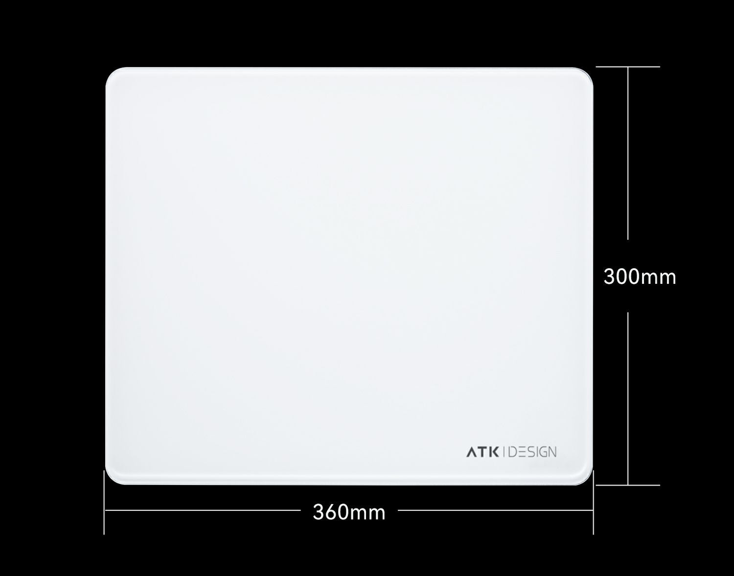 ATK Micro-Etched | Tempered Glass Gaming Mousepad – ATK Gaming Gear