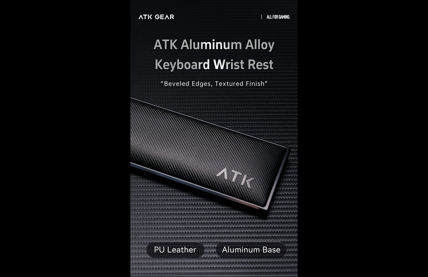 ATK Aluminum Alloy Keyboard Wrist Rest – ATK Gaming Gear