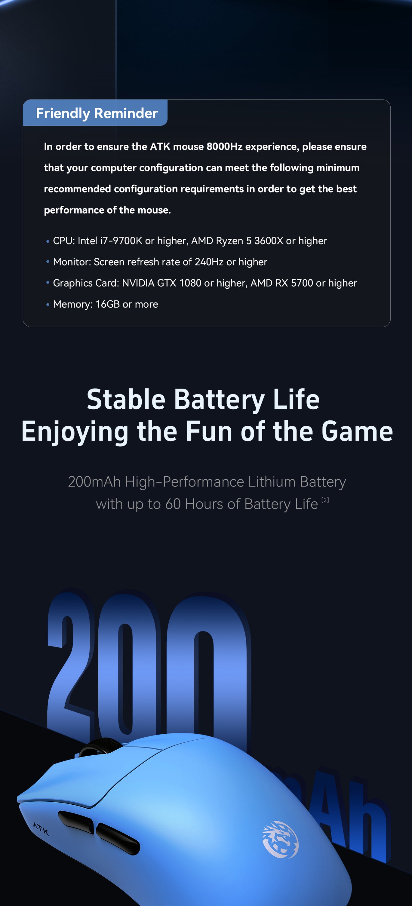 ATK Blazing Sky F1 Extreme Esports Wireless Mouse - LEVIATAN Collabora – ATK Gaming Gear