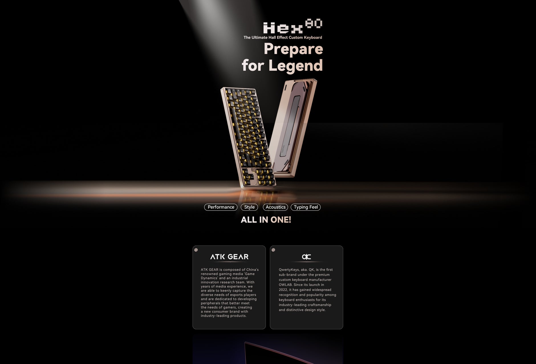 ATK × QK Hex80 TKL Magnetic Switch Keyboard – ATK Gaming Gear