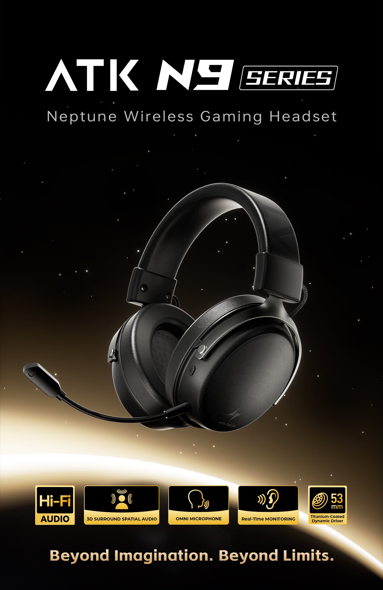 ATK Neptune N9 | Quad-Mode Wireless Gaming Headset – ATK Gaming Gear