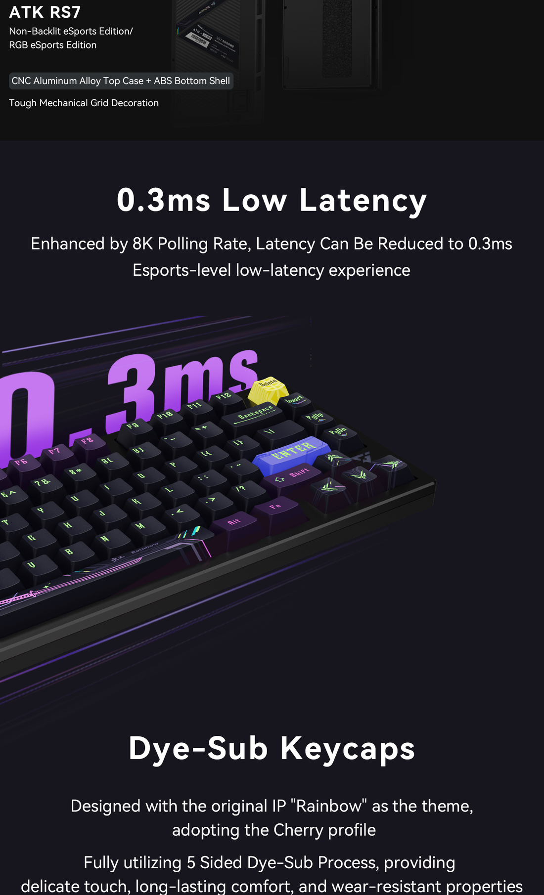 ATK RS7 | Hall Effect eSports Gaming Keyboard – ATK Gaming Gear