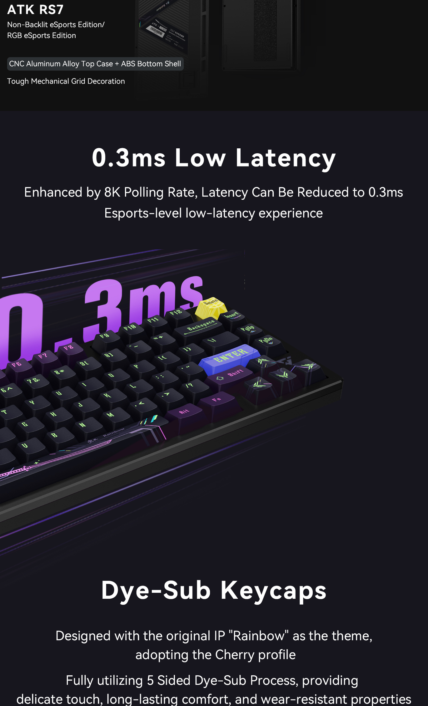 ATK RS7 | Hall Effect eSports Gaming Keyboard – ATK Gaming Gear