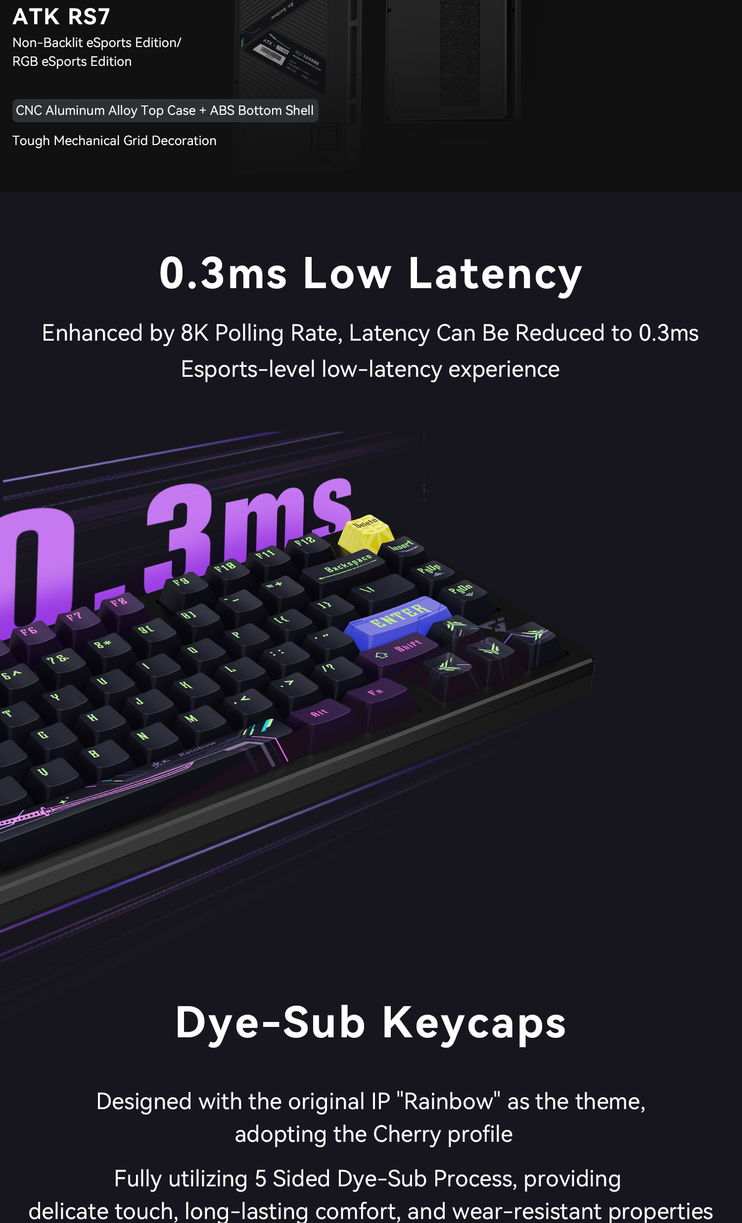 ATK RS7 | Hall Effect eSports Gaming Keyboard – ATK Gaming Gear