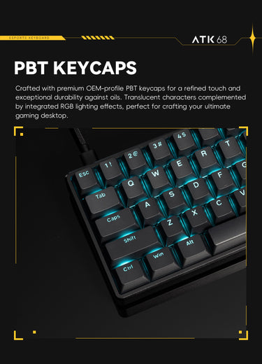ATK68 | Magnetic Switch Gaming Keyboard – ATK Gaming Gear