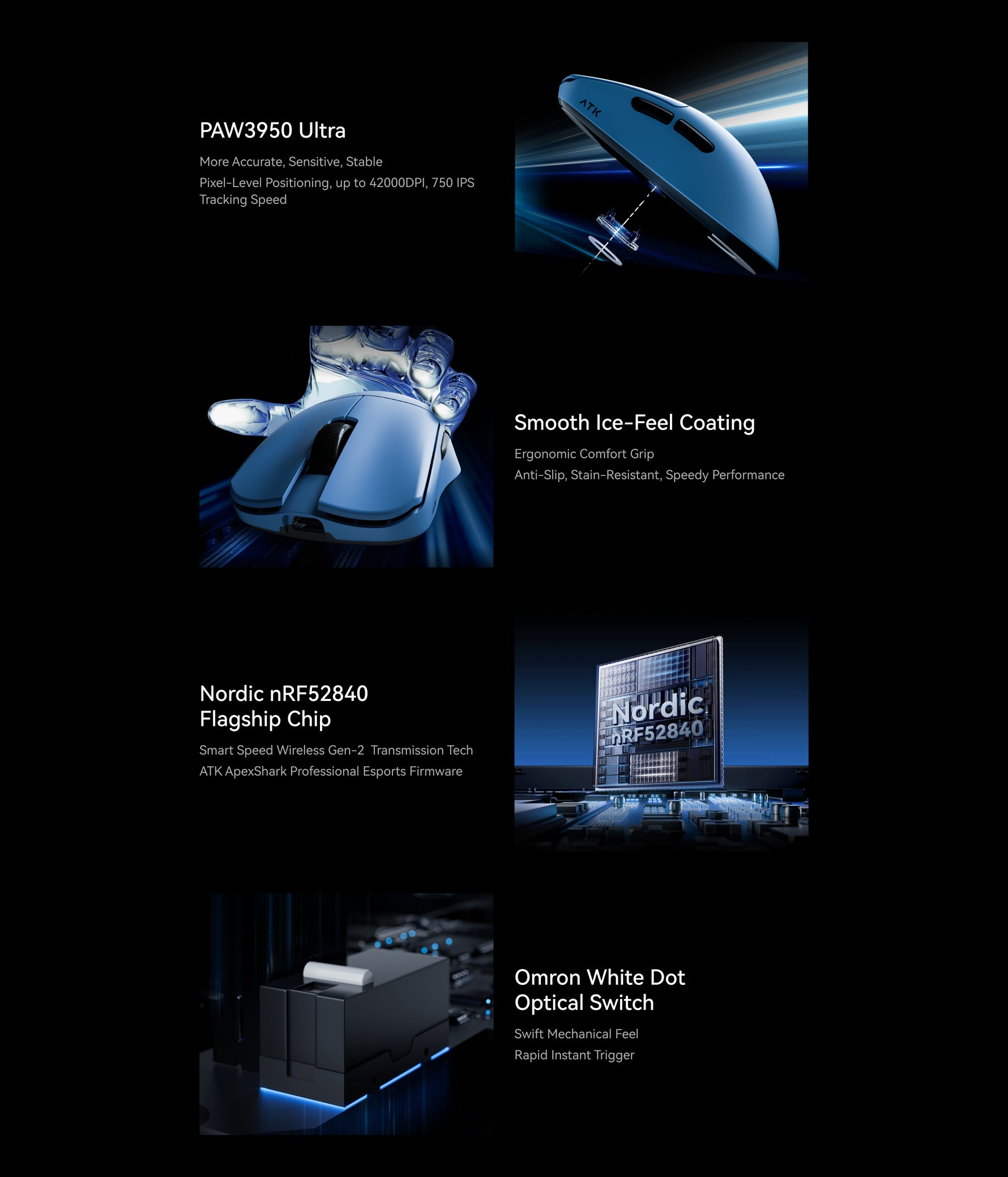 ATK Blazing Sky F1 Extreme Esports Wireless Mouse - LEVIATAN Collabora ...