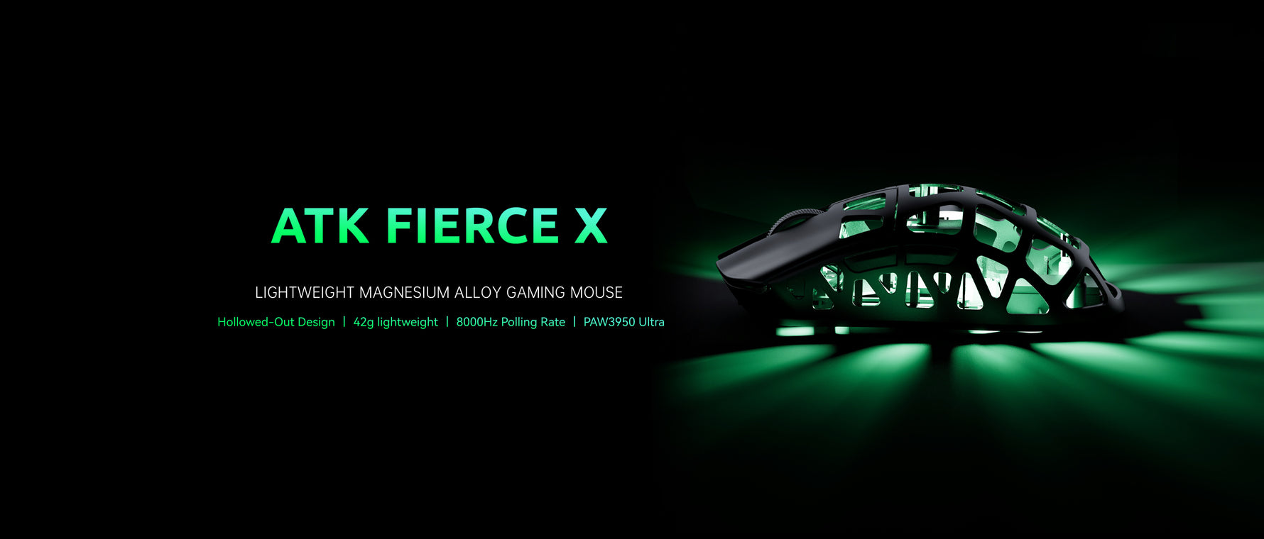 ATK FIERCE X | Lightweight Magnesium Alloy Gaming Mouse – ATK Gaming Gear