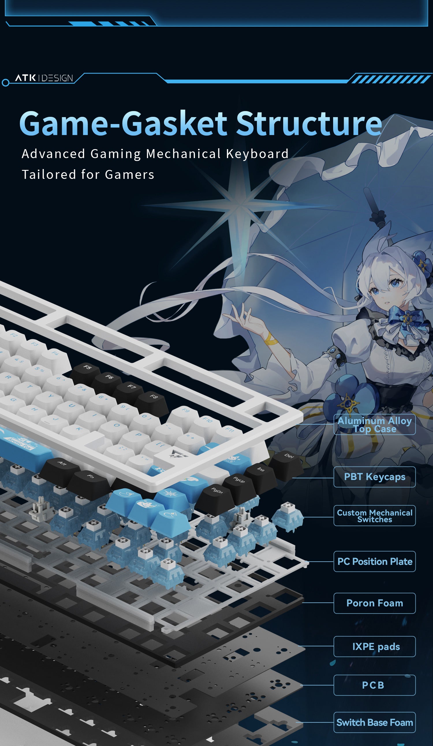 ATK V75X/K | Wireless Mechanical Gaming Keyboard – ATK Gaming Gear