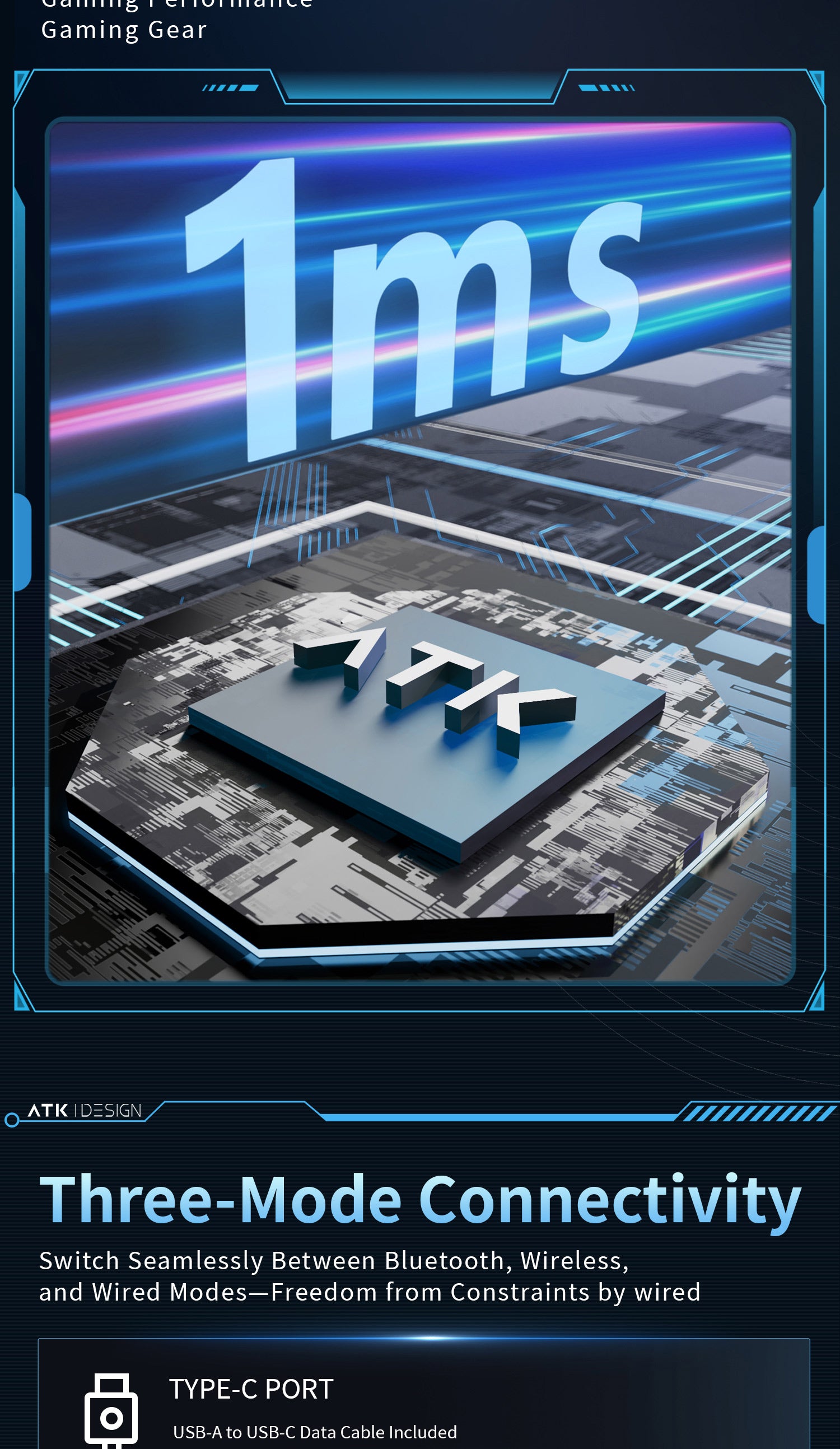 ATK VXE V75X/K Wireless Semi-Aluminum Mechanical Gaming Keyboard – ATK ...